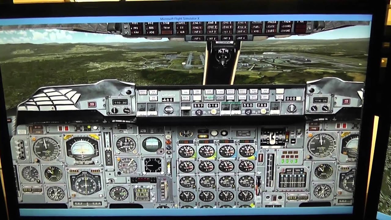 FSLabs Concorde-X (Screen 5760x1080) - YouTube