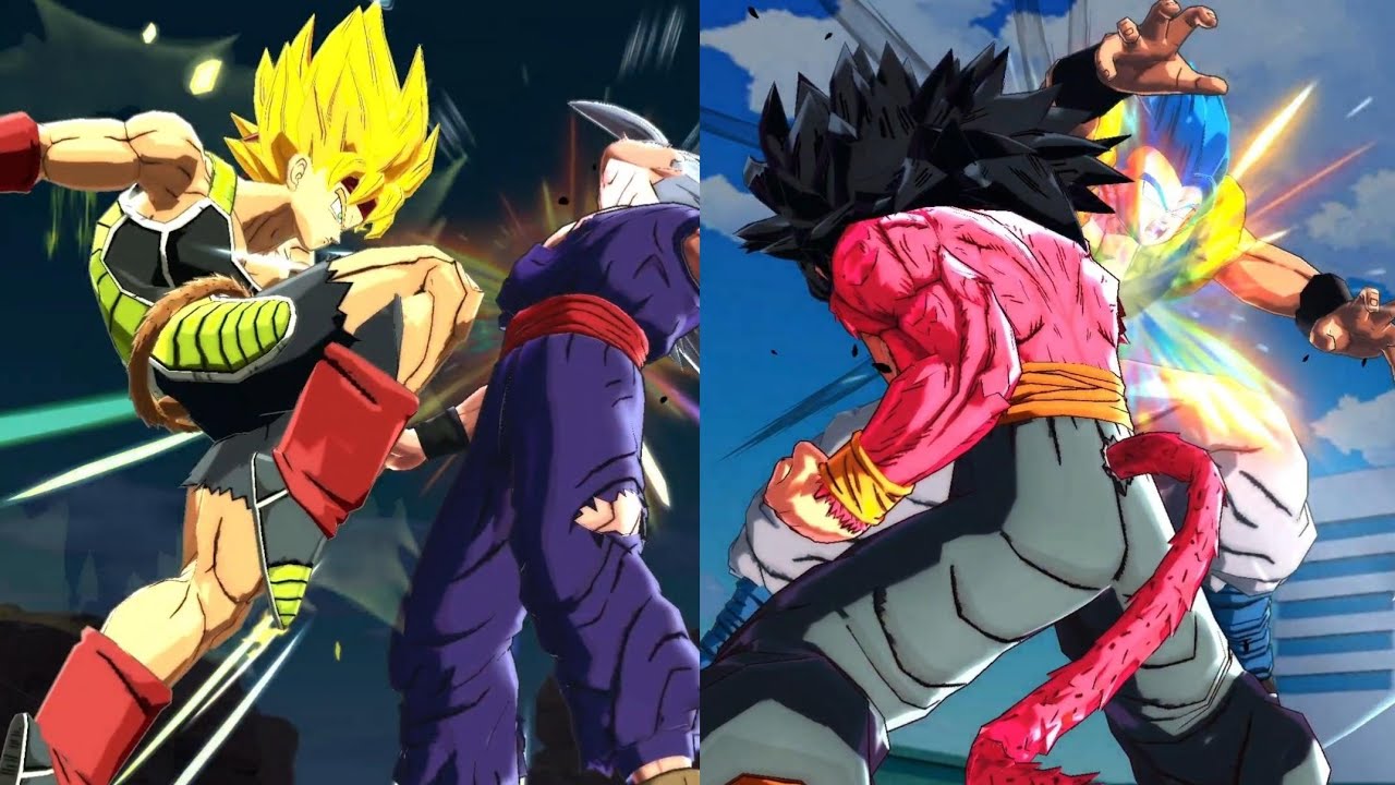 LF Bardock Showcase With LF SSJ4 Goku Tag Vegeta & LF Dragon Fist SSJ4 ...