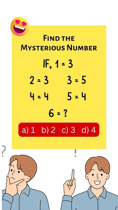 Find the mysterious number 😯🤔#maths #puzzle - YouTube