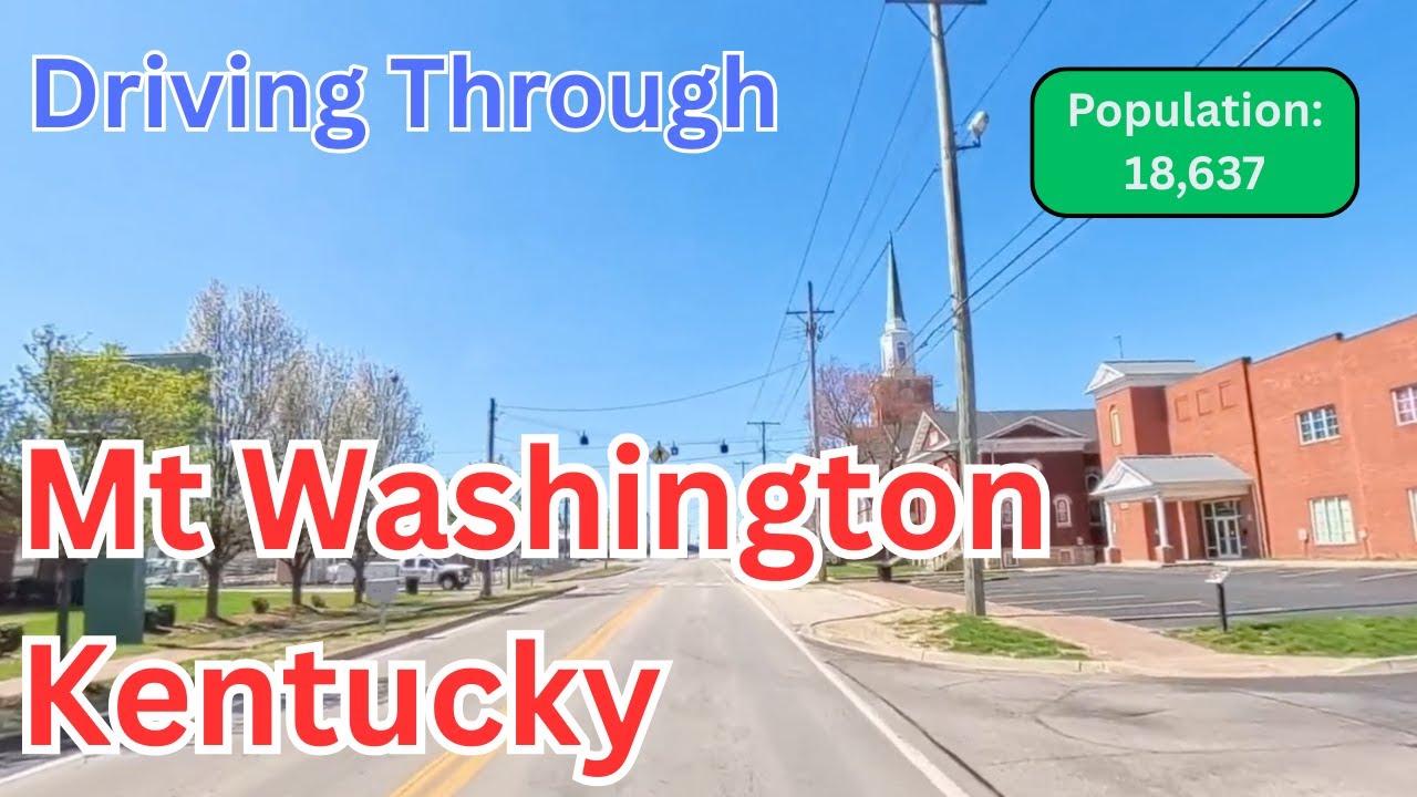 Driving Through Mount Washington, Kentucky in 4K 🚗 | Scenic Small Town ...
