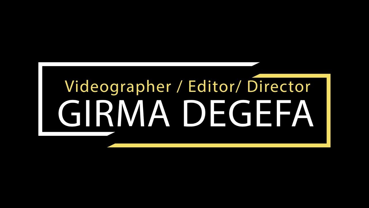 Girma Degefa Demo Reel - YouTube