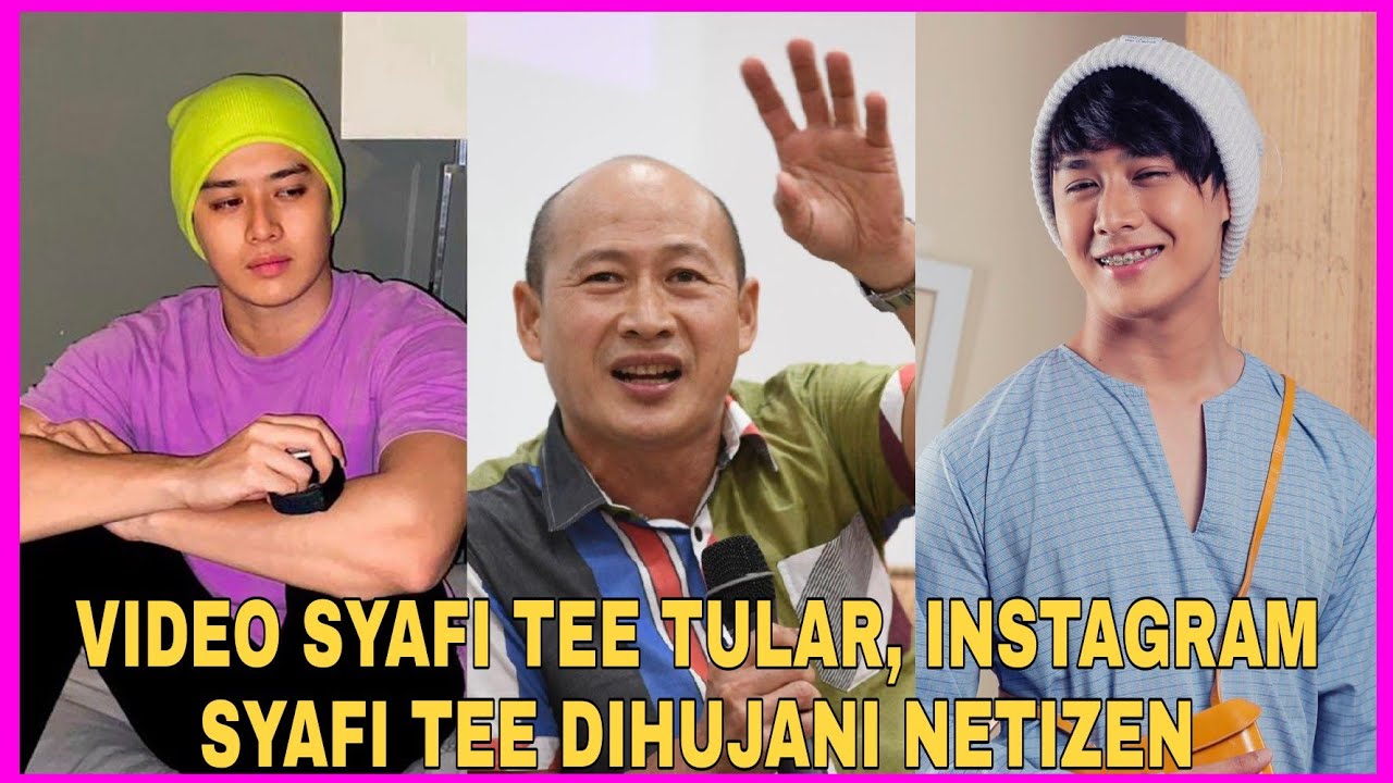 VIDEO SYAFI TEE TULAR.INSTAGRAM SYAFI TEE DIHUJANI KEC4M4N NETIZEN ...