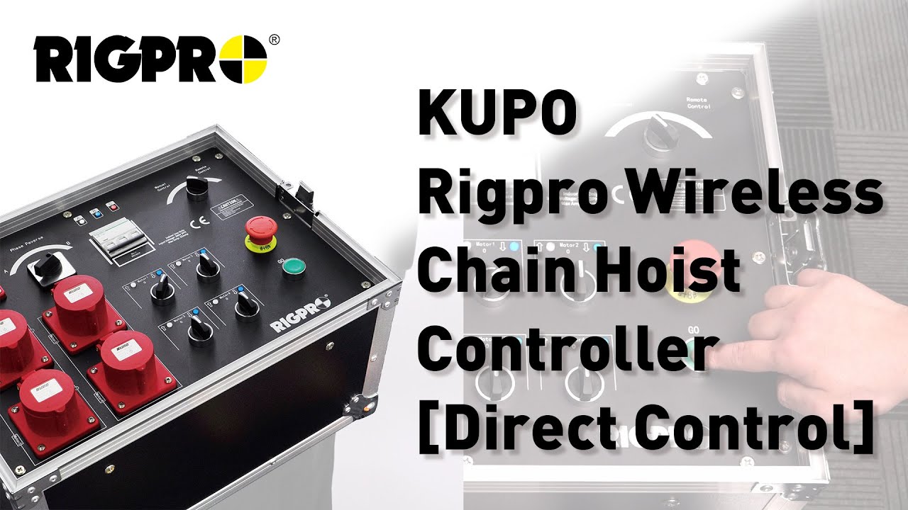 KUPO Rigpro Wireless Chain Hoist Controller [Direct Control] - YouTube