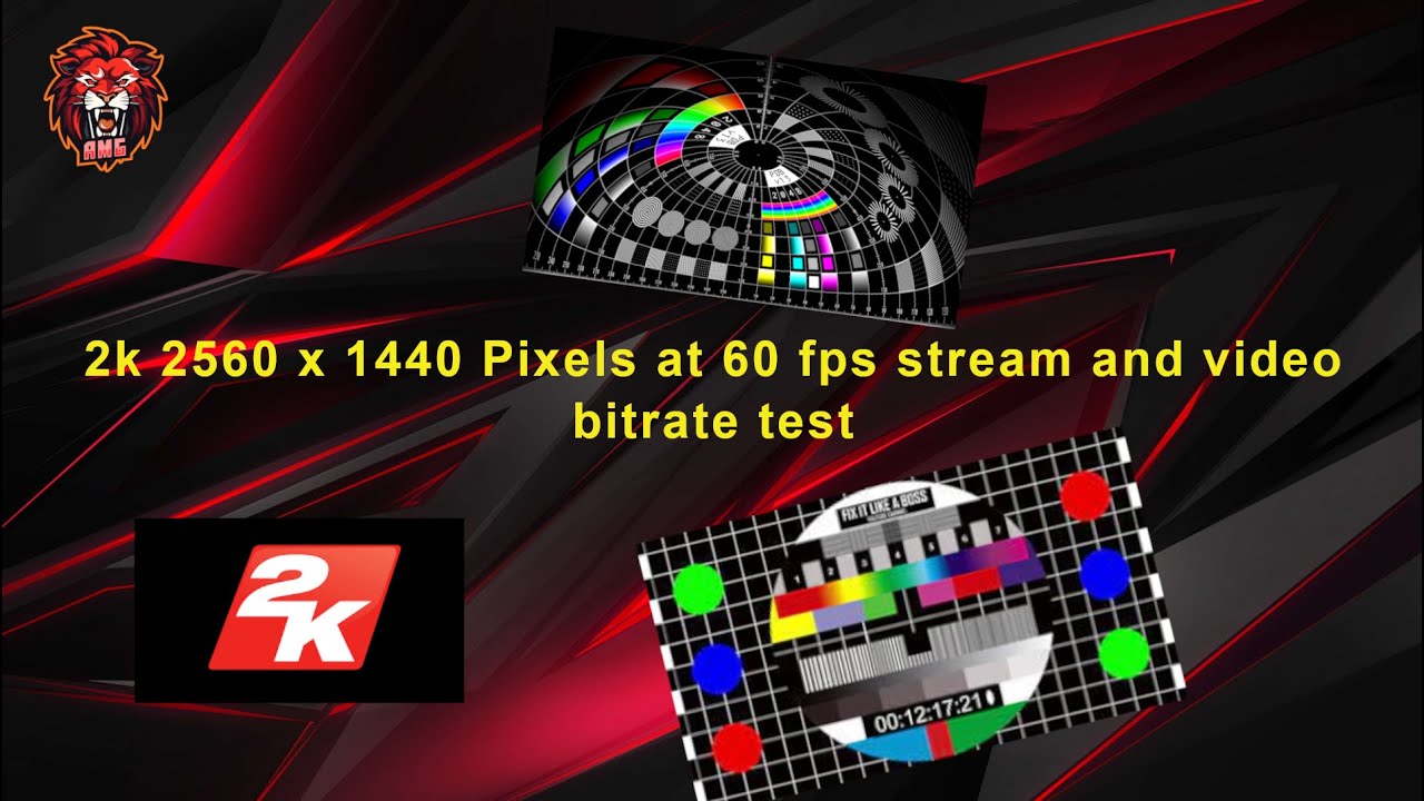 2k 2560 x 1440 pixels at 60 fps stream and video bitrate test - YouTube