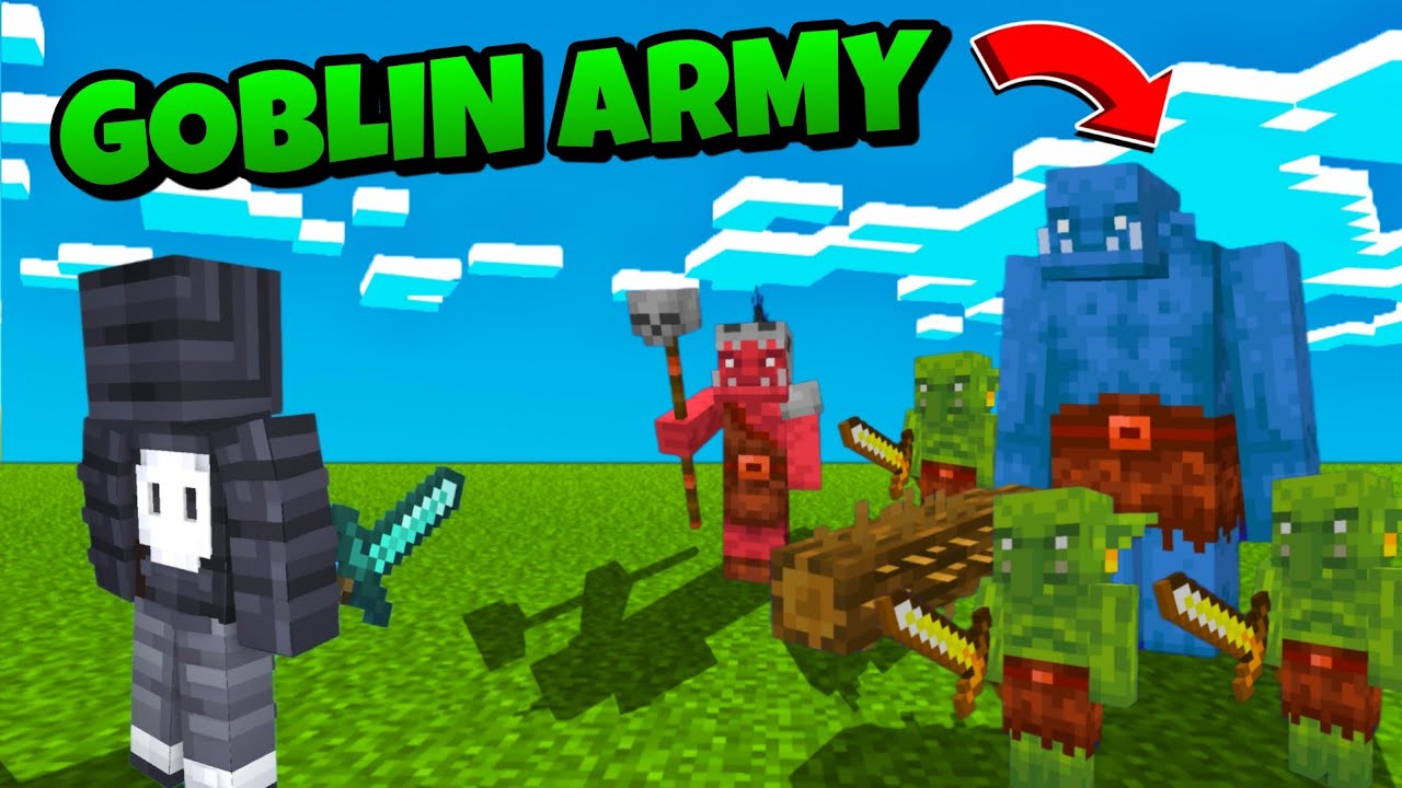 Minecraft Death Battles Me vs Goblin Army - YouTube
