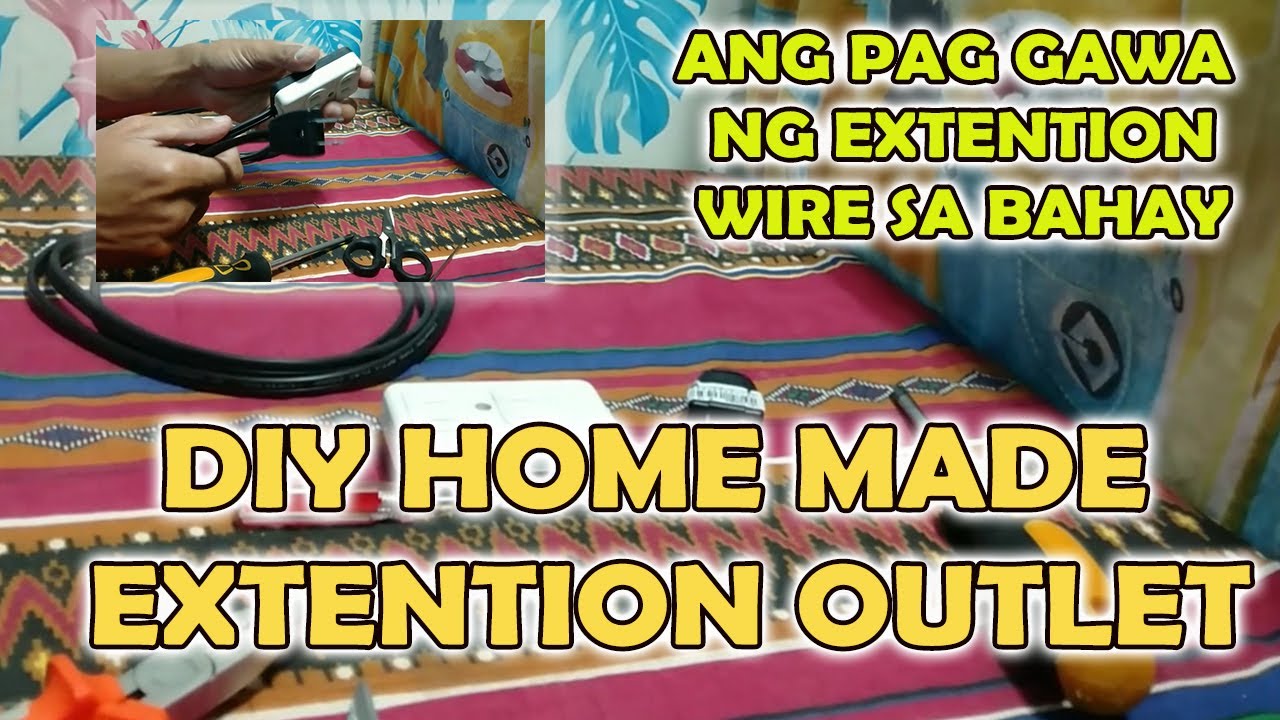 HOW TO MAKE HOME MADE EXTENTION WIRE - YouTube
