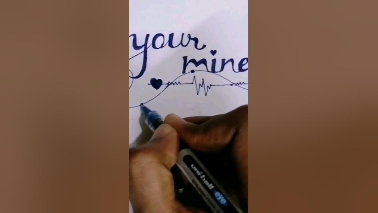 your-mine-writing-cursive-cursivewriting-calligraphy-ytshorts