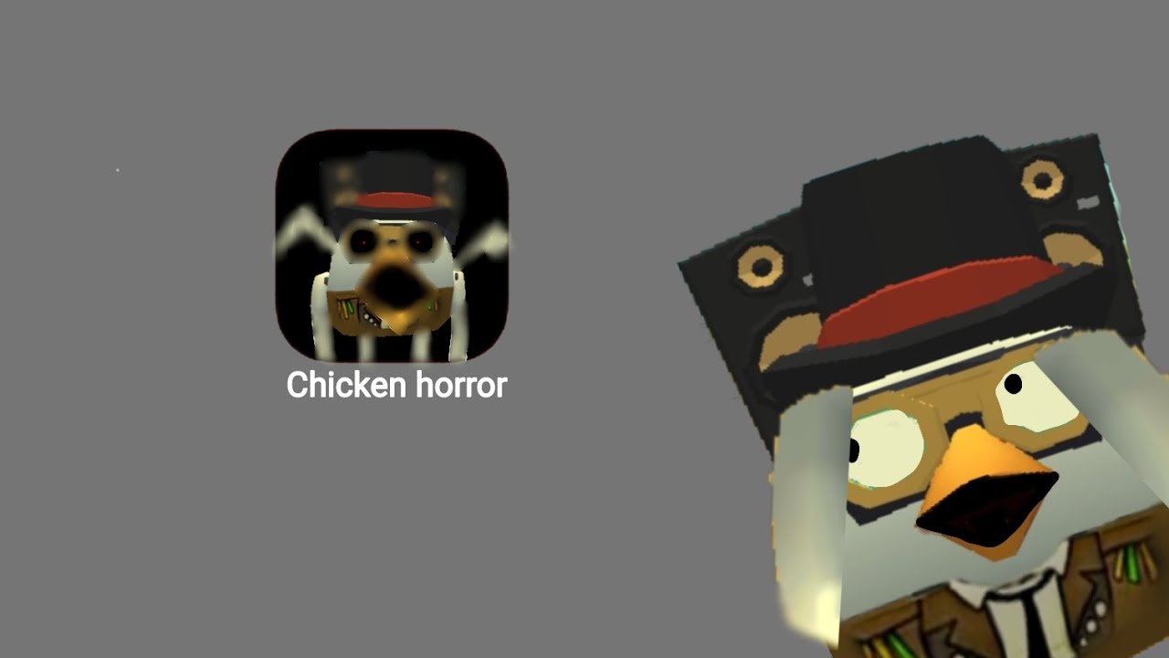 Хоррор чикен в чикен ган Horror Chicken in Chicken gan @Шерифспикер1879 ...