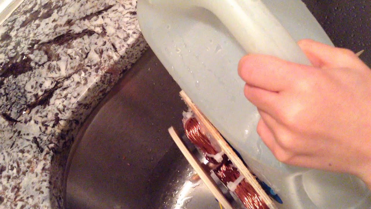 Homemade water generator for science fair - YouTube