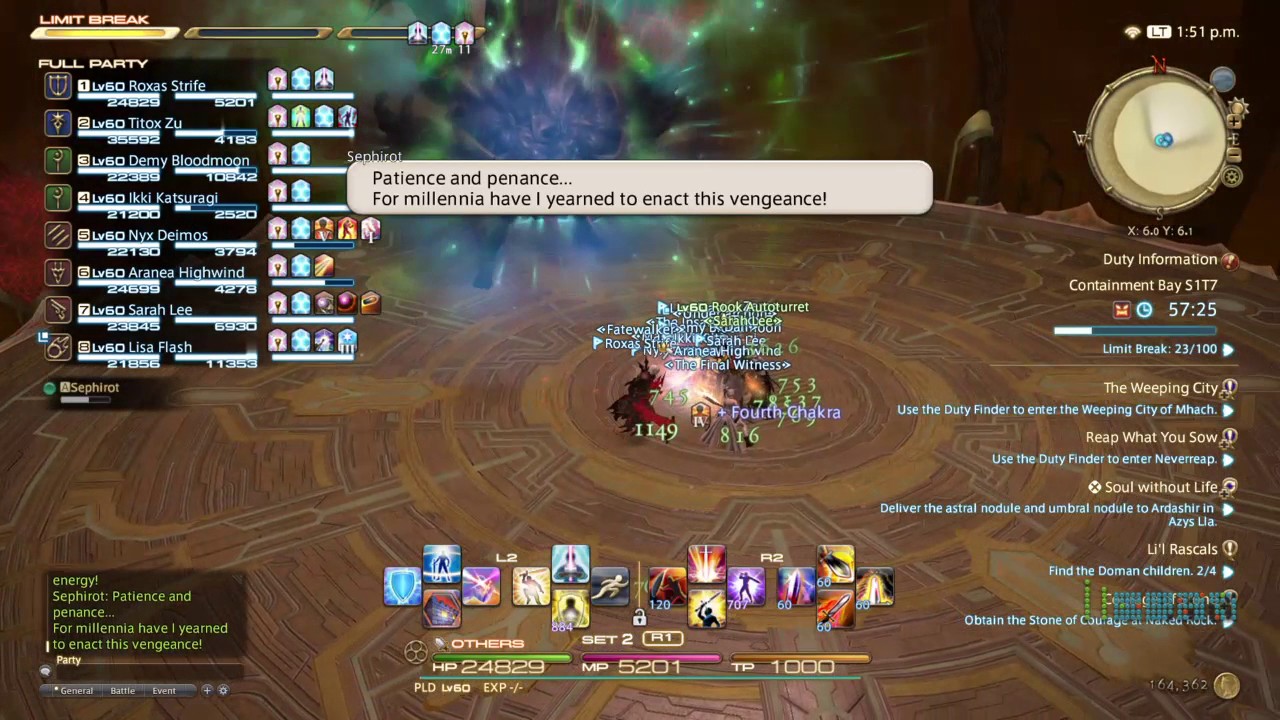 Final Fantasy XIV: Heavensward - Sephirot Boss Fight - YouTube