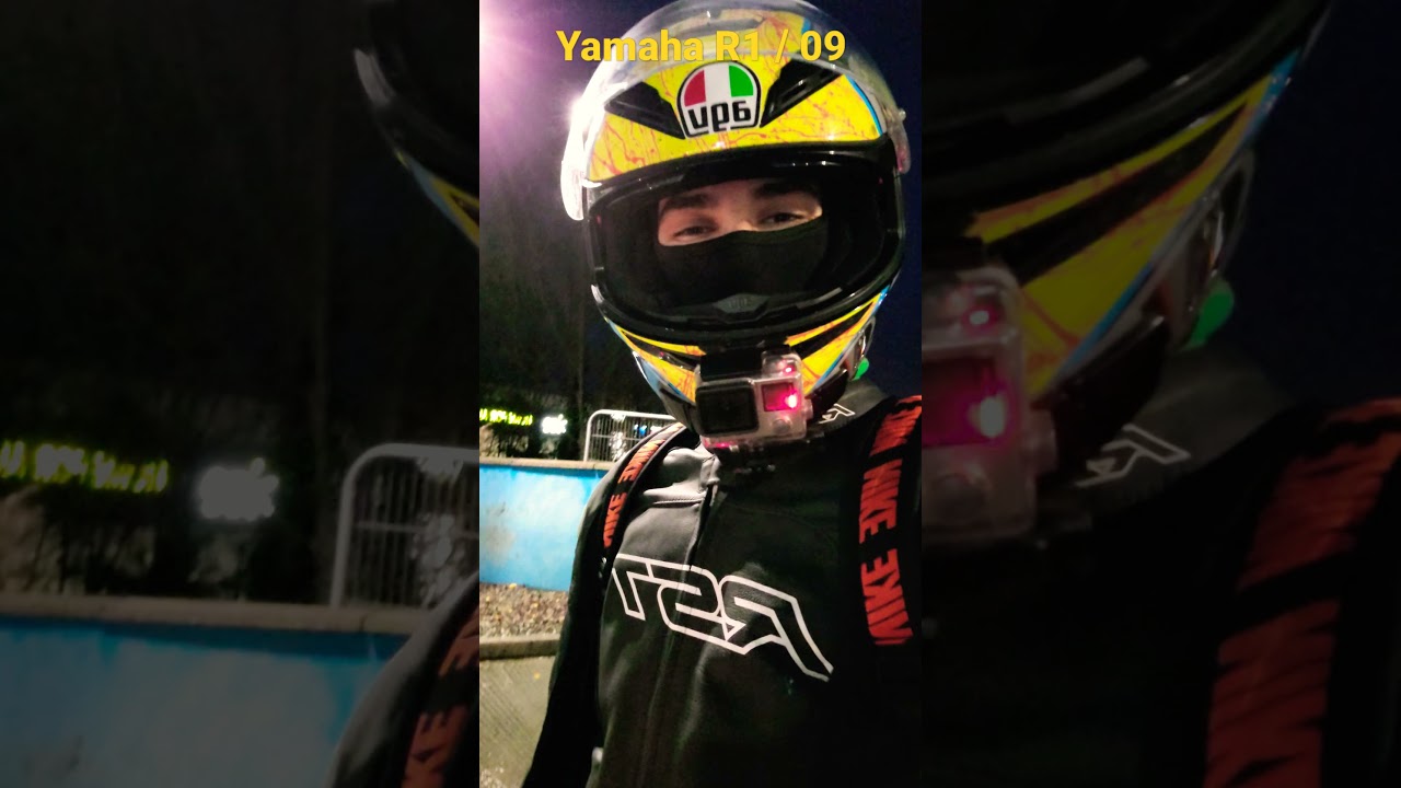 Yamaha R1 / Crossplane engine with full exhaust system sound - YouTube