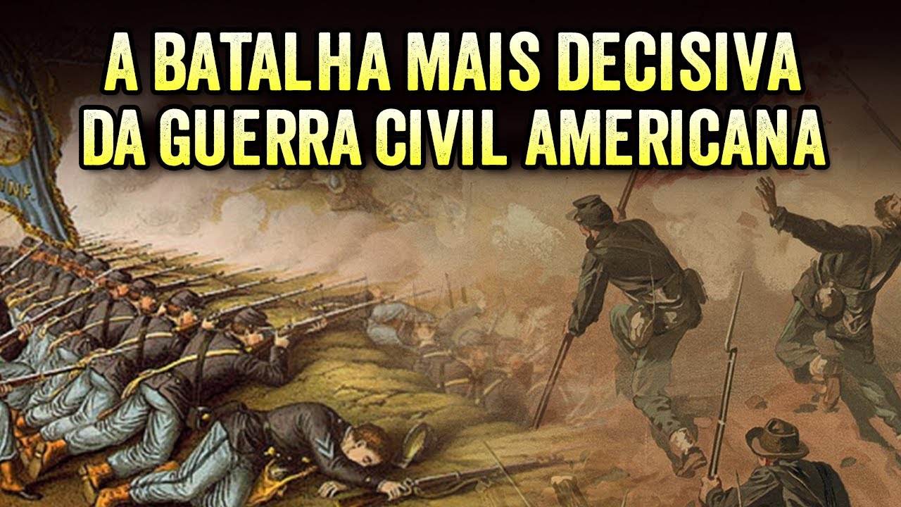 Cena De Batalha Da Guerra Civil Americana