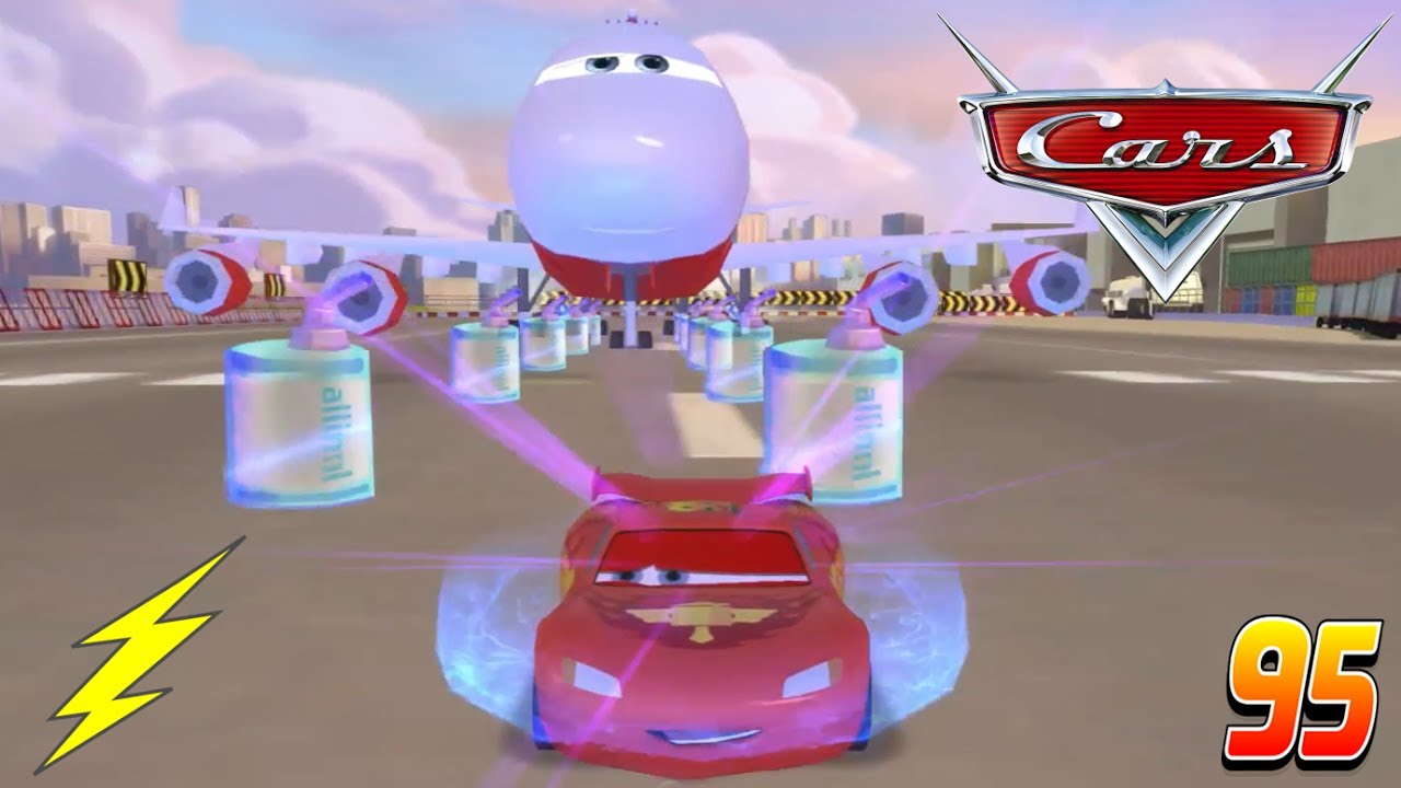 Cars Lightning McQueen race - YouTube