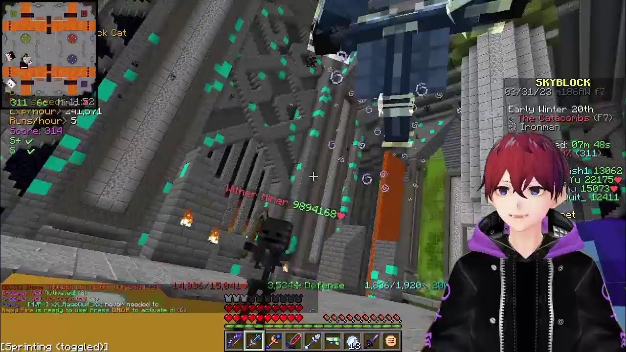 F7 Gaming. Hypixel Skyblock Ironman. [Vtuber] - YouTube