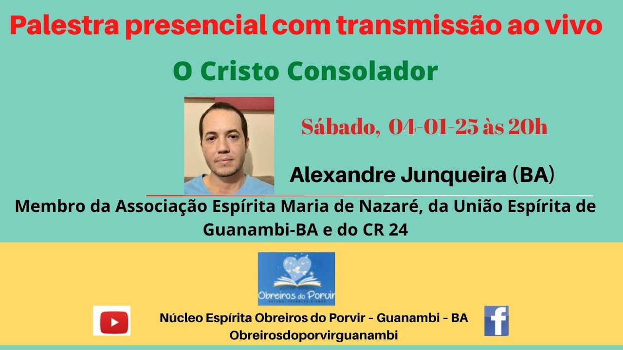 O Cristo Consolador, com Alexandre Junqueira (BA) - YouTube