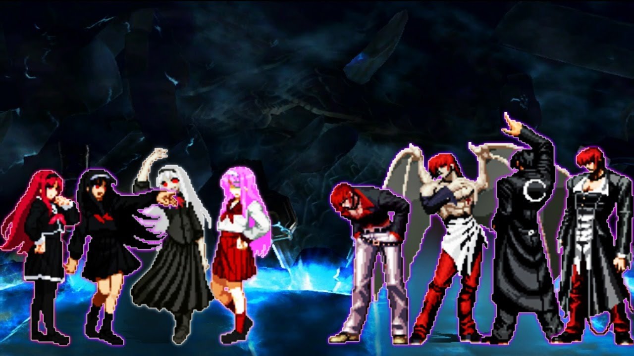 Akiha Yagami Team VS Iori Yagami Team [KOF MUGEN] - YouTube