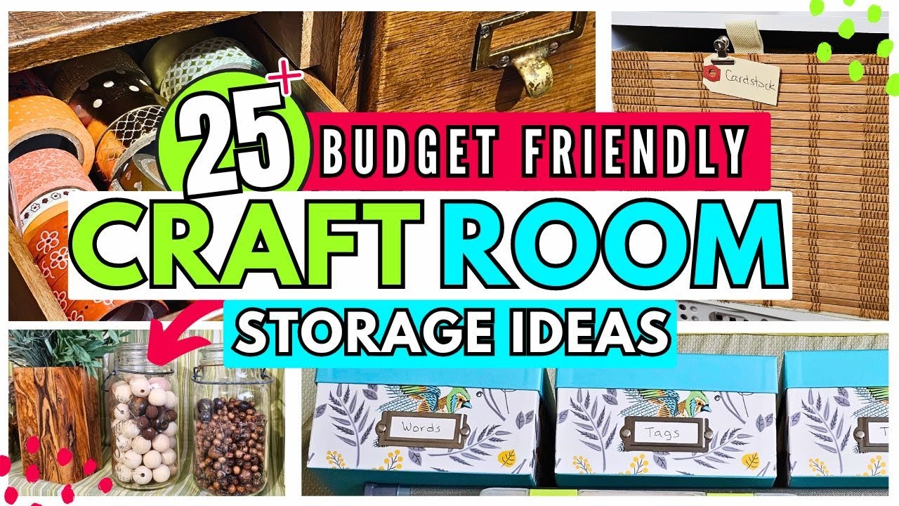 MUST SEE Budget Friendly Craft Room Storage Ideas you will want to try ...
