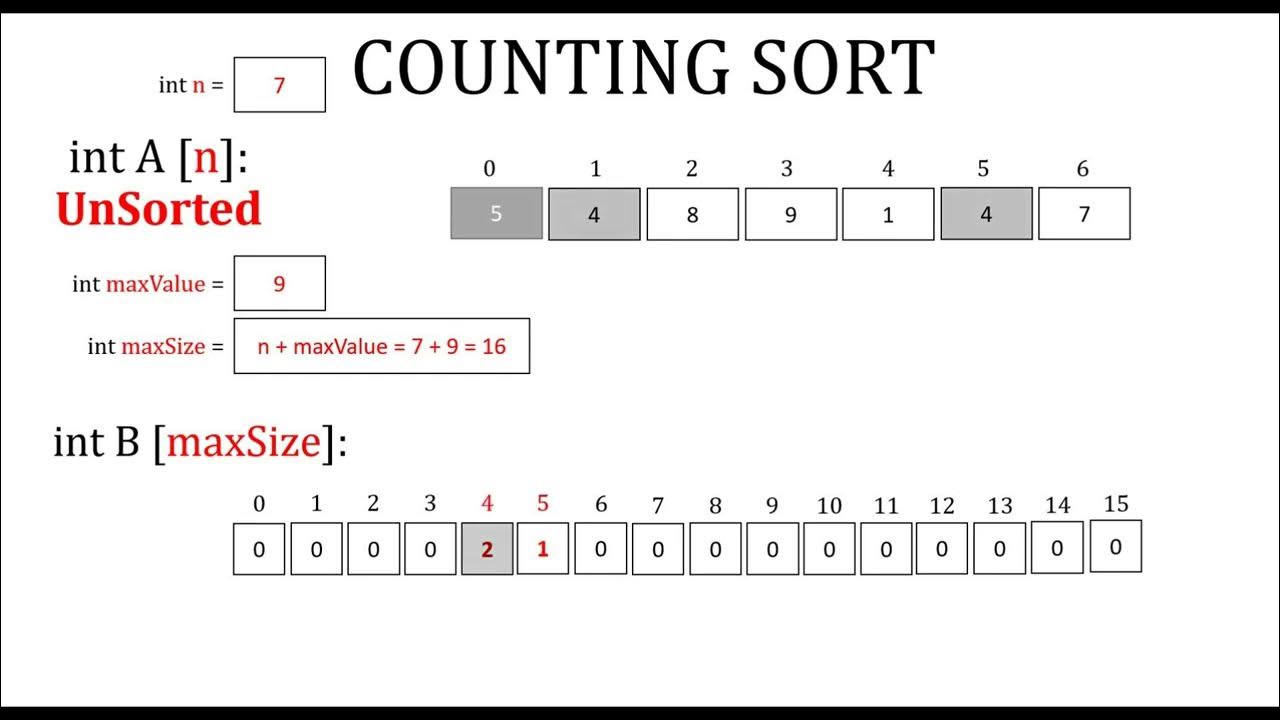 Thuật toán Counting Sort C++| basebook - YouTube
