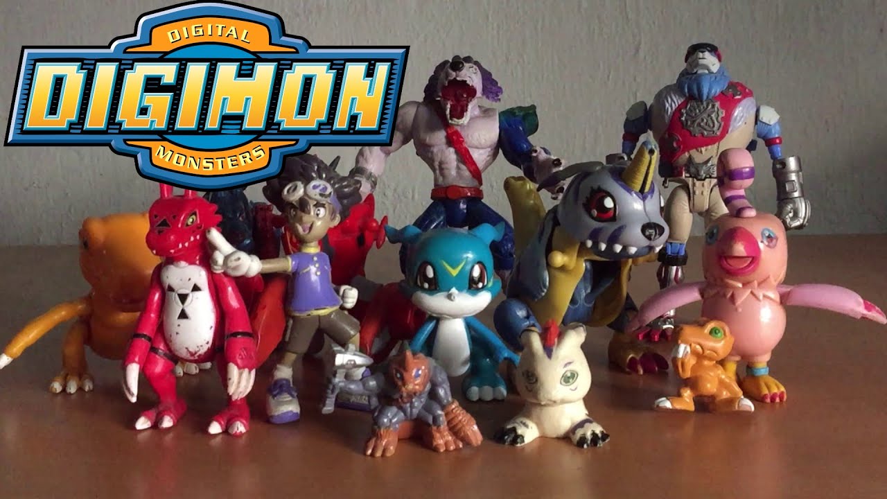 Colección De Figuras Digimon - YouTube