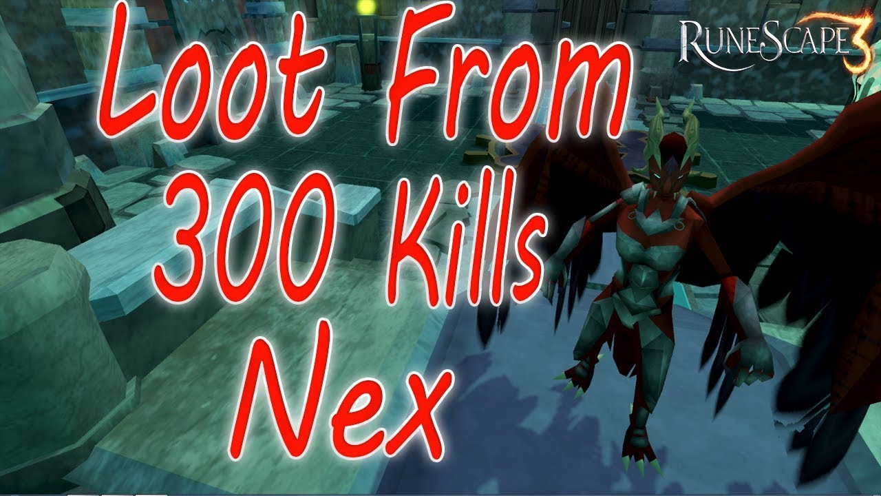 Loot From 300 kills -Nex- (Com sorte dos anões) -2018- - YouTube