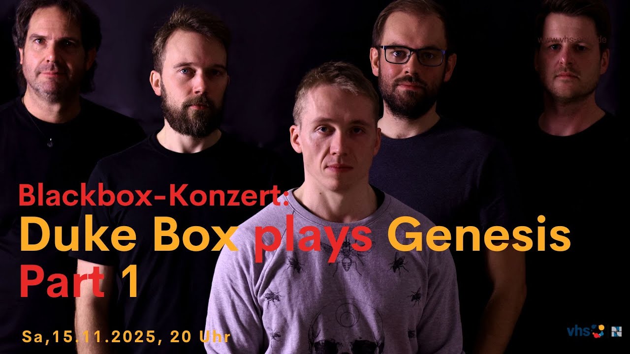Duke Box - Genesis, Part 1 (Blackbox-Konzert: 15.11.25) - YouTube