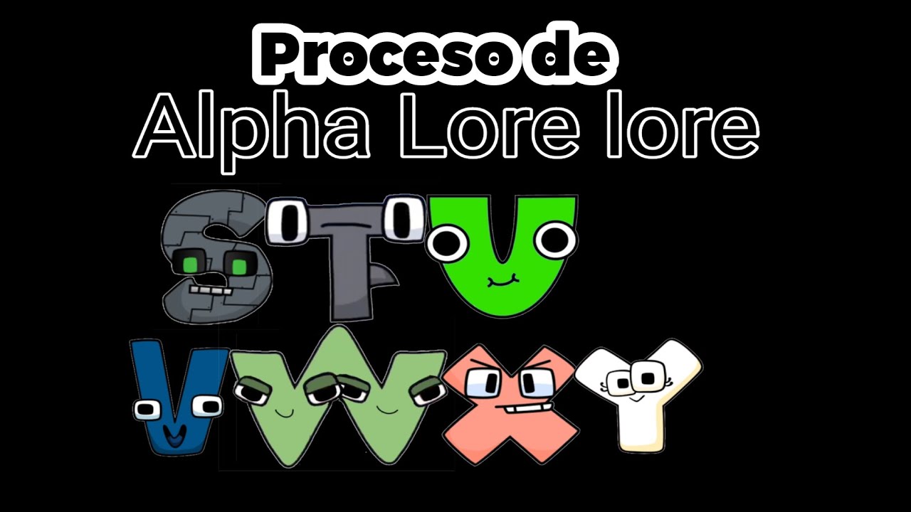 Proceso de Alpha Lore Lore pero con mi Alphabet lore parte 4 (S-Y ...