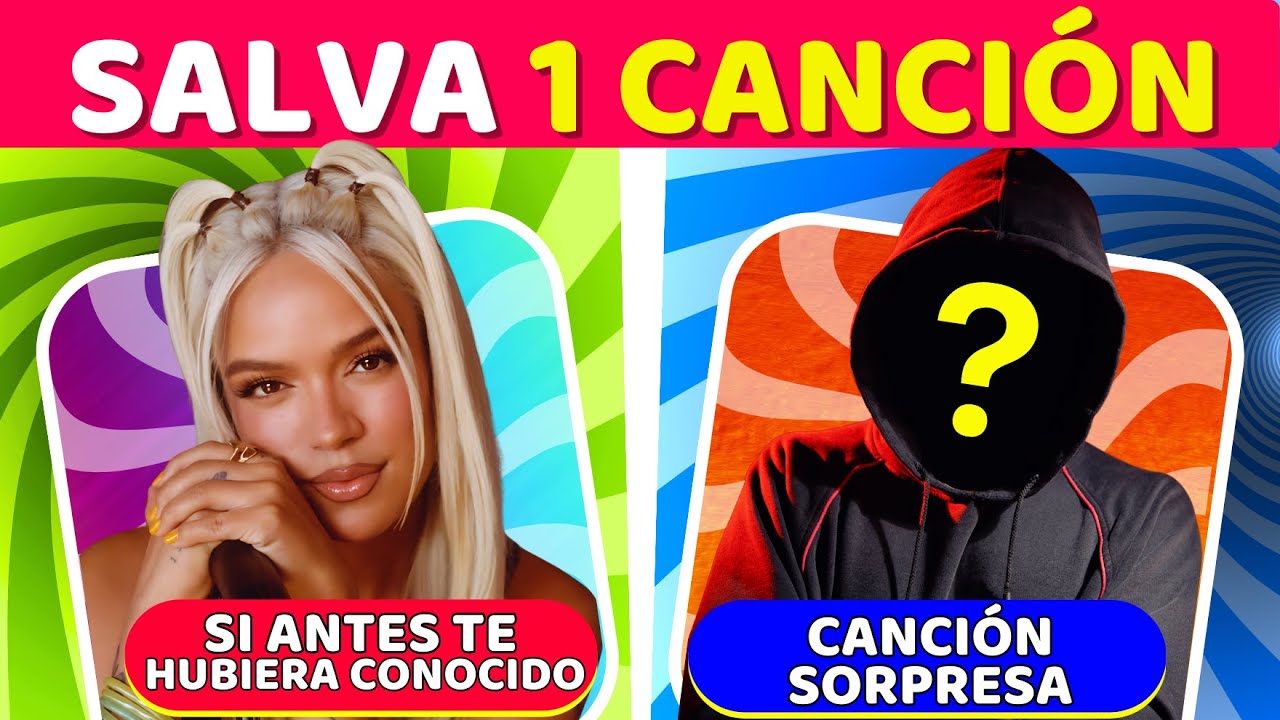 Salva 1 Canción Sorpresa 🎁🎶😲 | Elige una Canción sin Saber la Siguiente ...