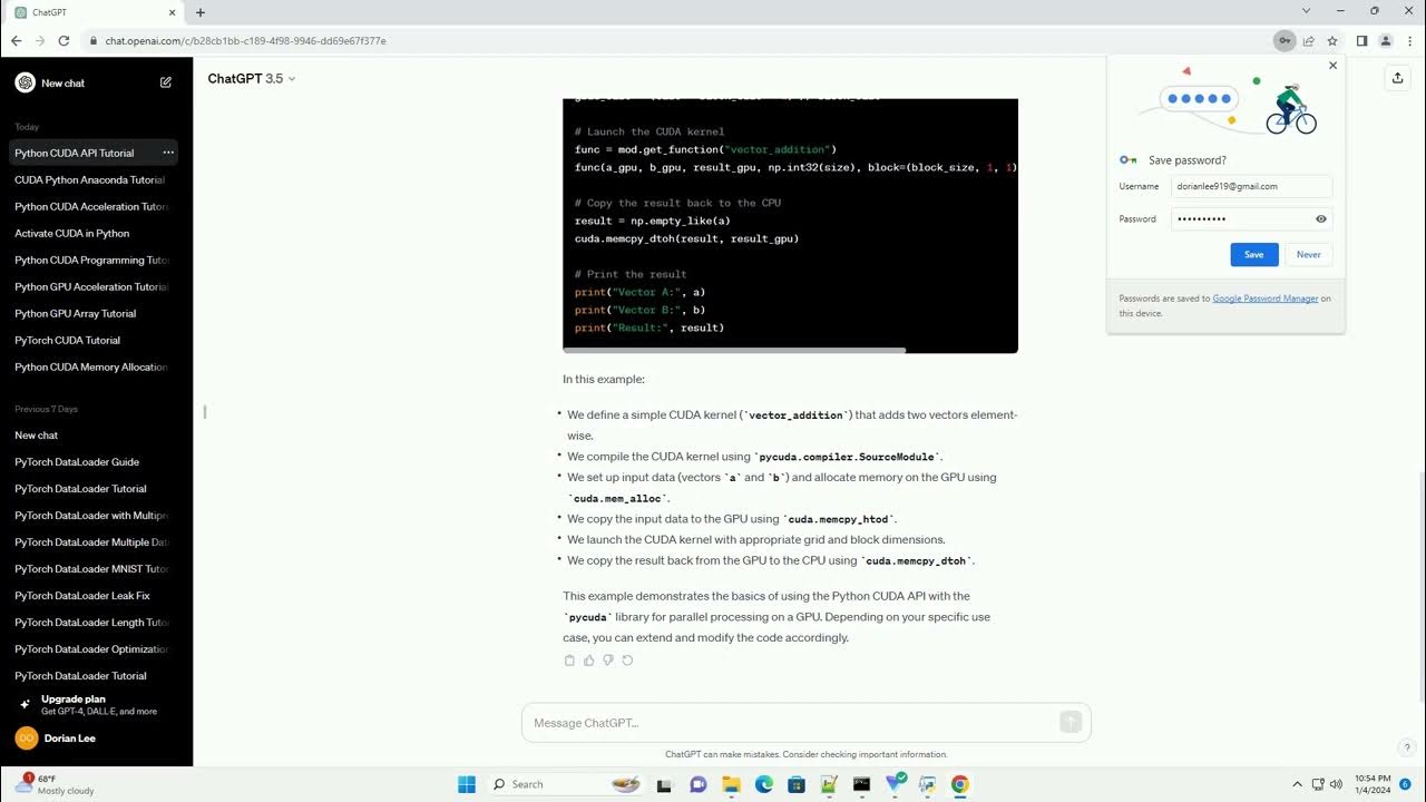 python cuda api - YouTube