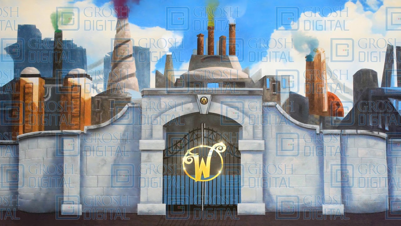 Willy Wonka Chocolate Factory | Grosh Digital Projected Backdrops - YouTube