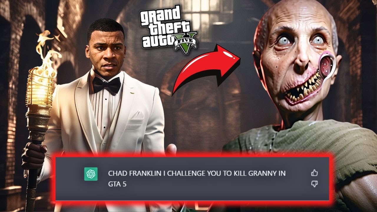 CHAT GPT Challenges CHAD FRANKLIN to KILL Granny in GTA 5 ! | GTA V ...