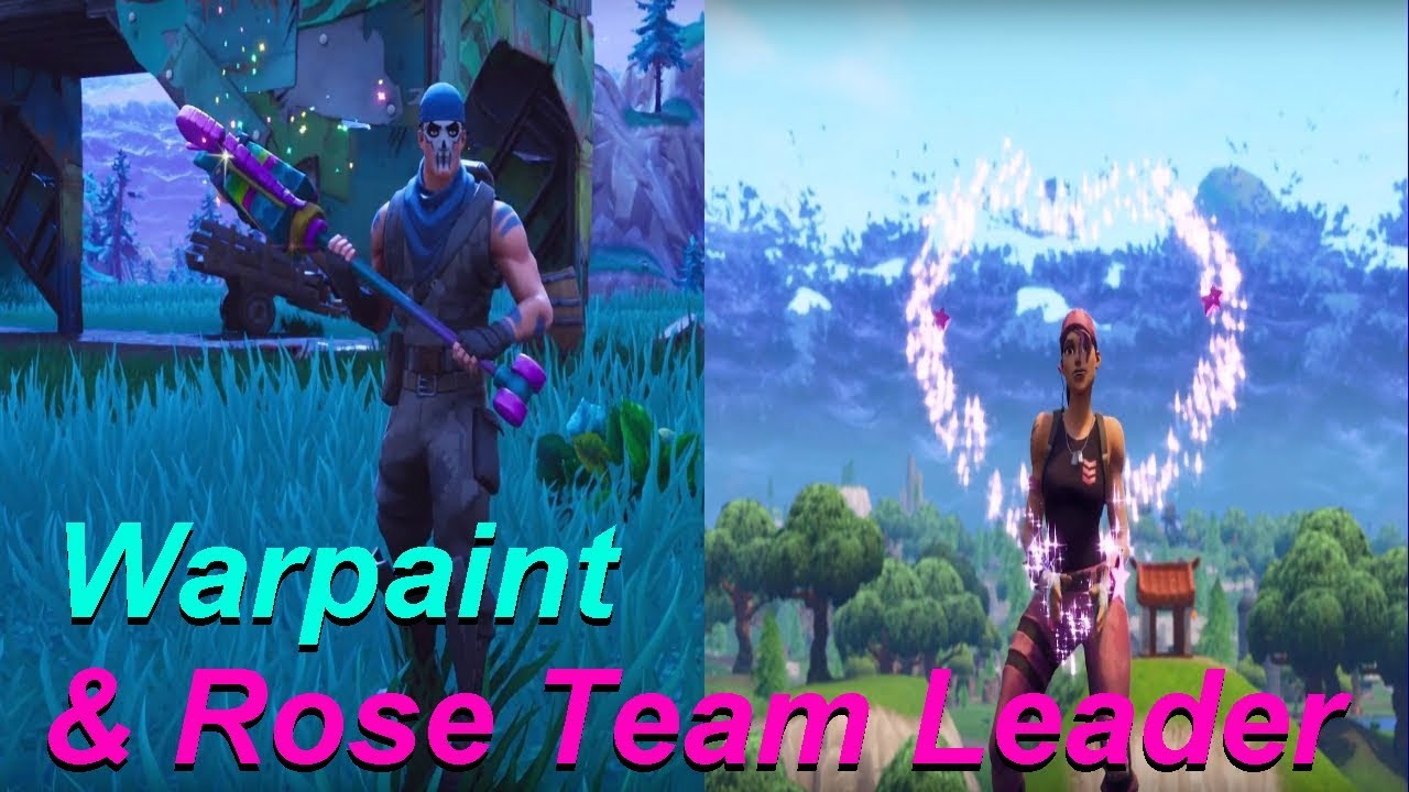 Warpaint & Rose Team Leader Showcase! | *NEW* LEGENDARY SKINS ...