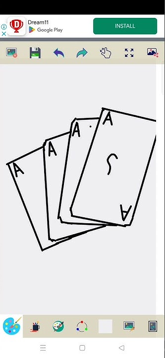 Rummy card drawing easy || cards drawing #easydrawing #drawing ♦️♠️ ...