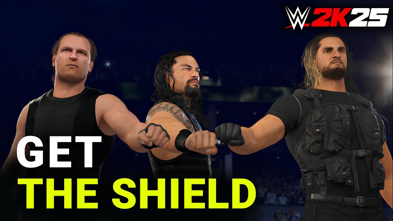 How to Get The Shield in WWE 2K25 | Unlock The Shield - YouTube