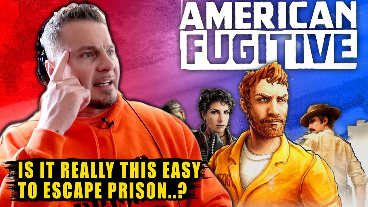 "American Fugitive" Prison Game VS Escaping In Real Life - YouTube