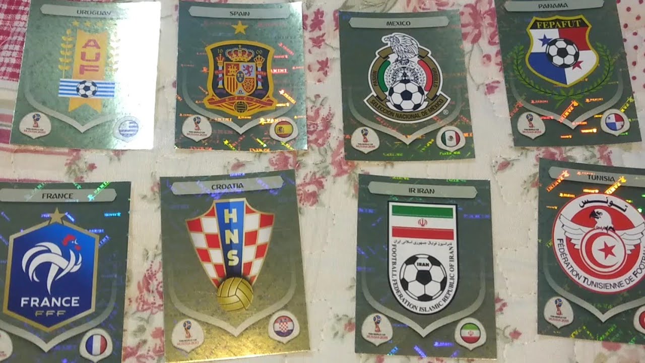 Figuritas Panini Cromadas ⚽ FIFA WORLD CUP RUSSIA 2018 🏆🇫🇷 - YouTube