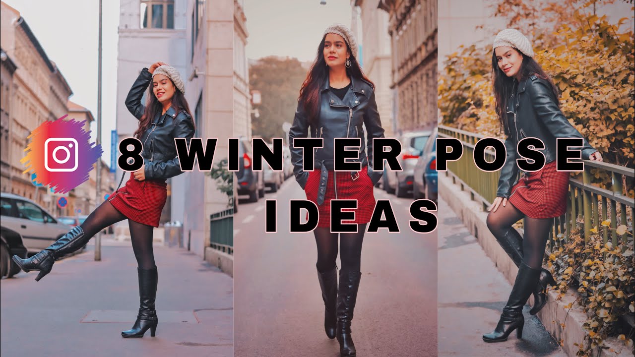 8+ Easy Pose for girls in winter outfit || Winter Pose || Must watch ...