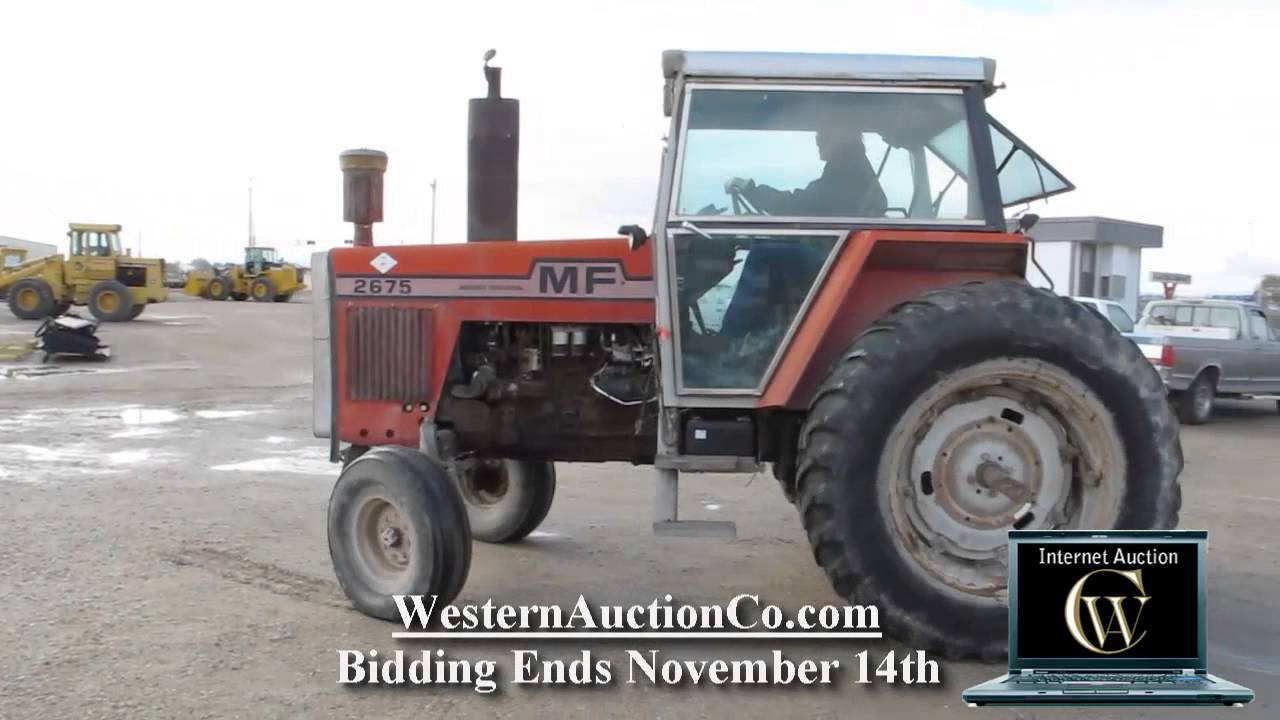 Massey Ferguson 2675 Tractor - YouTube
