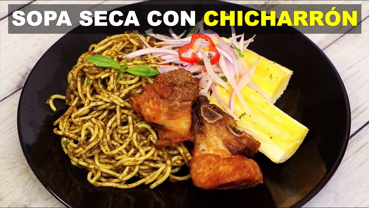 PREPARÁ ESTA DELICIOSA SOPA SECA CON CHICHARRÓN DE CHANCHO | RECETA ...
