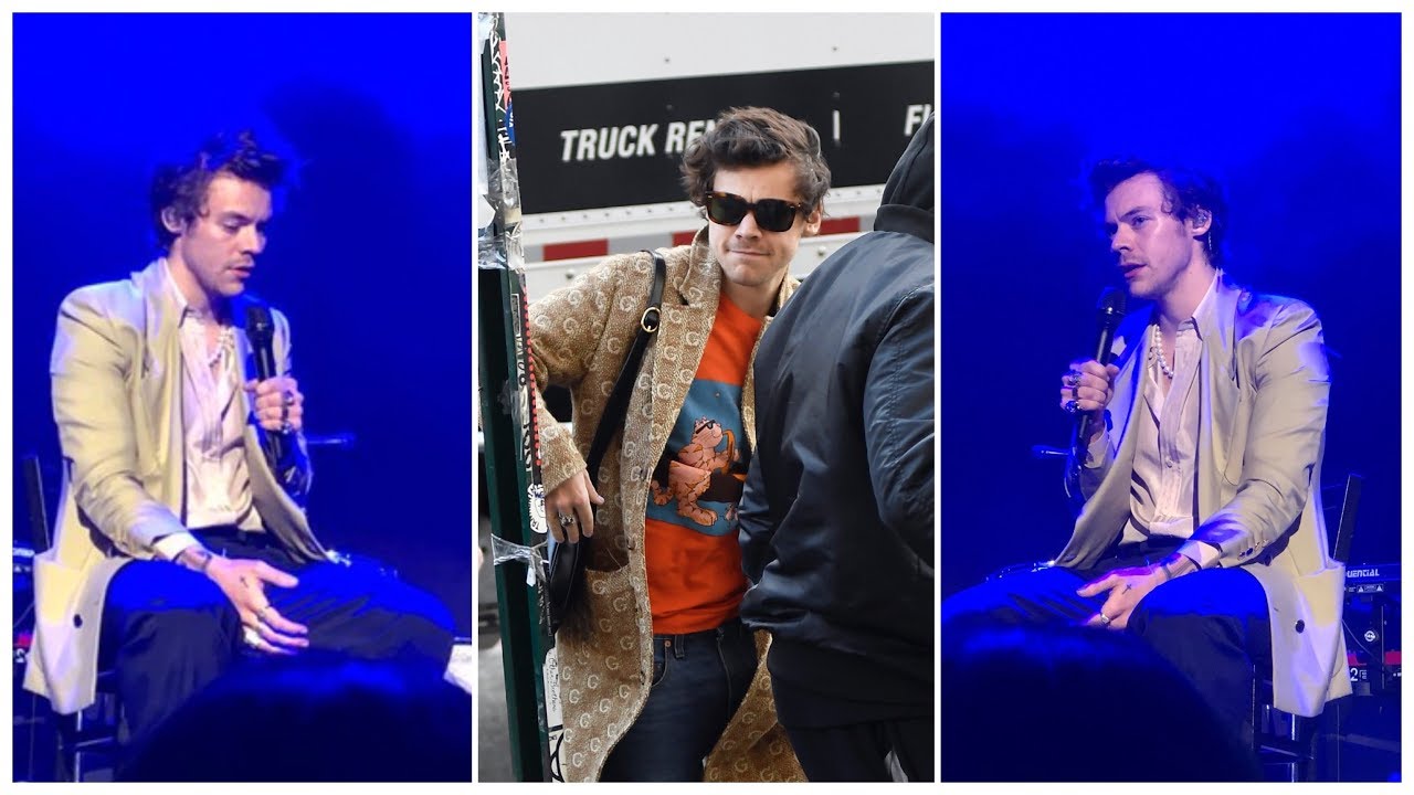 HARRY STYLES AT THE IHEART RADIO SECRET SESSION INTERVIEW (February 29 ...