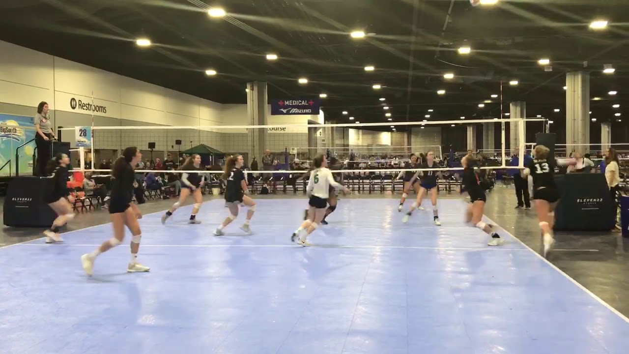 Grace Kiser #13 OH 2021 St Pete Volleyball U16 Teal - YouTube