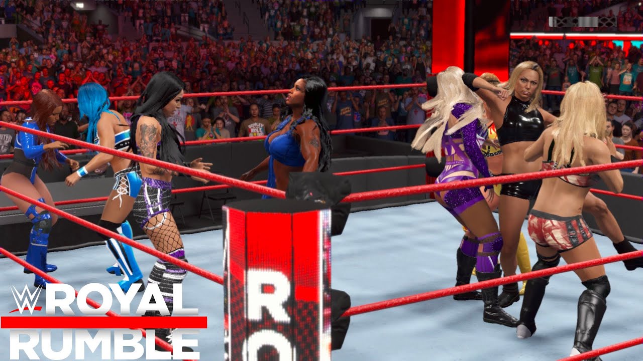 Wwe 2k22 30 Woman Royal Rumble Youtube