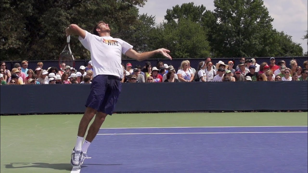 Juan Martin del Potro Serve In Super Slow Motion - 2013 Cincinnati Open ...