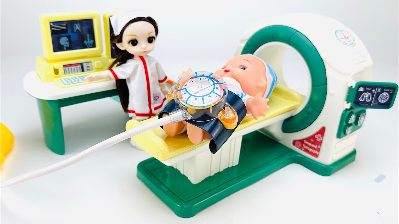 13 Minutes Satisfying with Unboxing CT Scan X Ray Exam Hospital Pretend ...