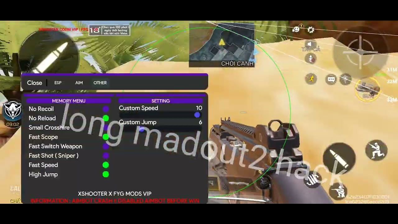 new mod menu codm vng/long madout2 - YouTube
