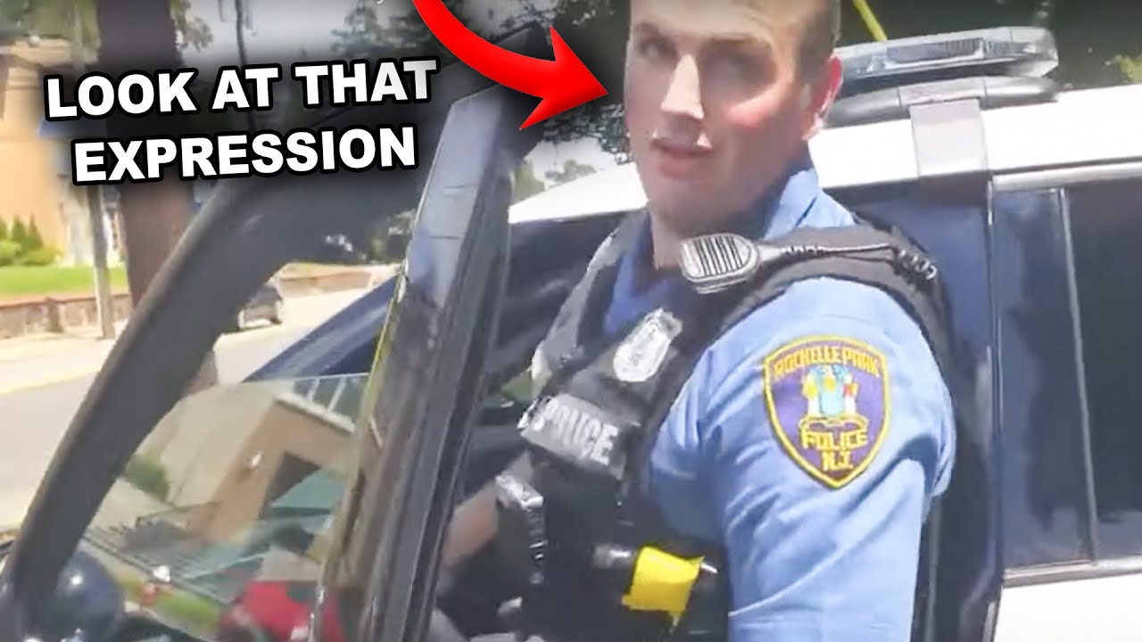 Cop Realizes The Guy He's Picking On Knows MUCH More Than Him - YouTube