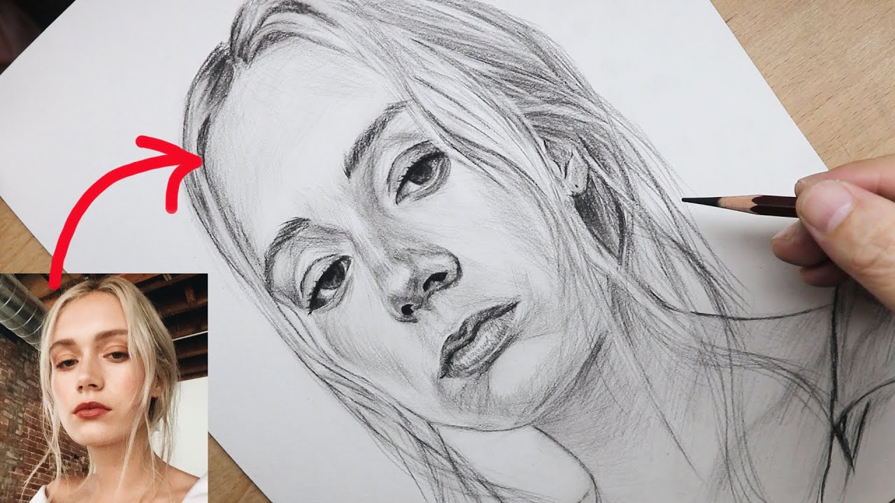 Learn to master professional portrait drawing techniques ! Step by Step ...
