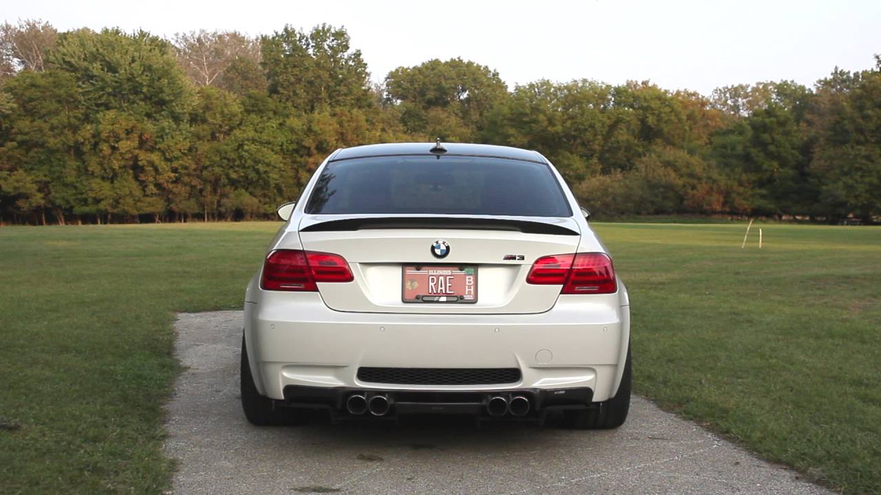 BMW E92 M3 ZCP Eisenmann Race Exhaust + Stock X-Pipe (Revs and ...