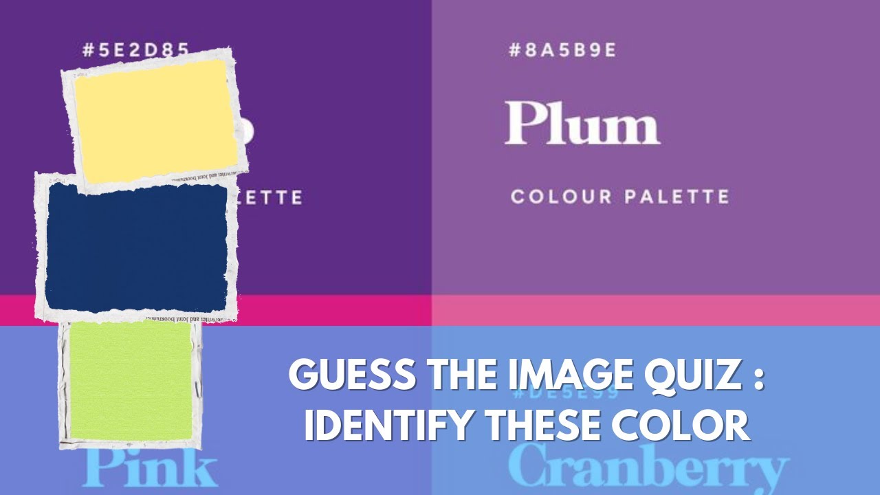 Guess the Image Quiz : Identify These Color - YouTube