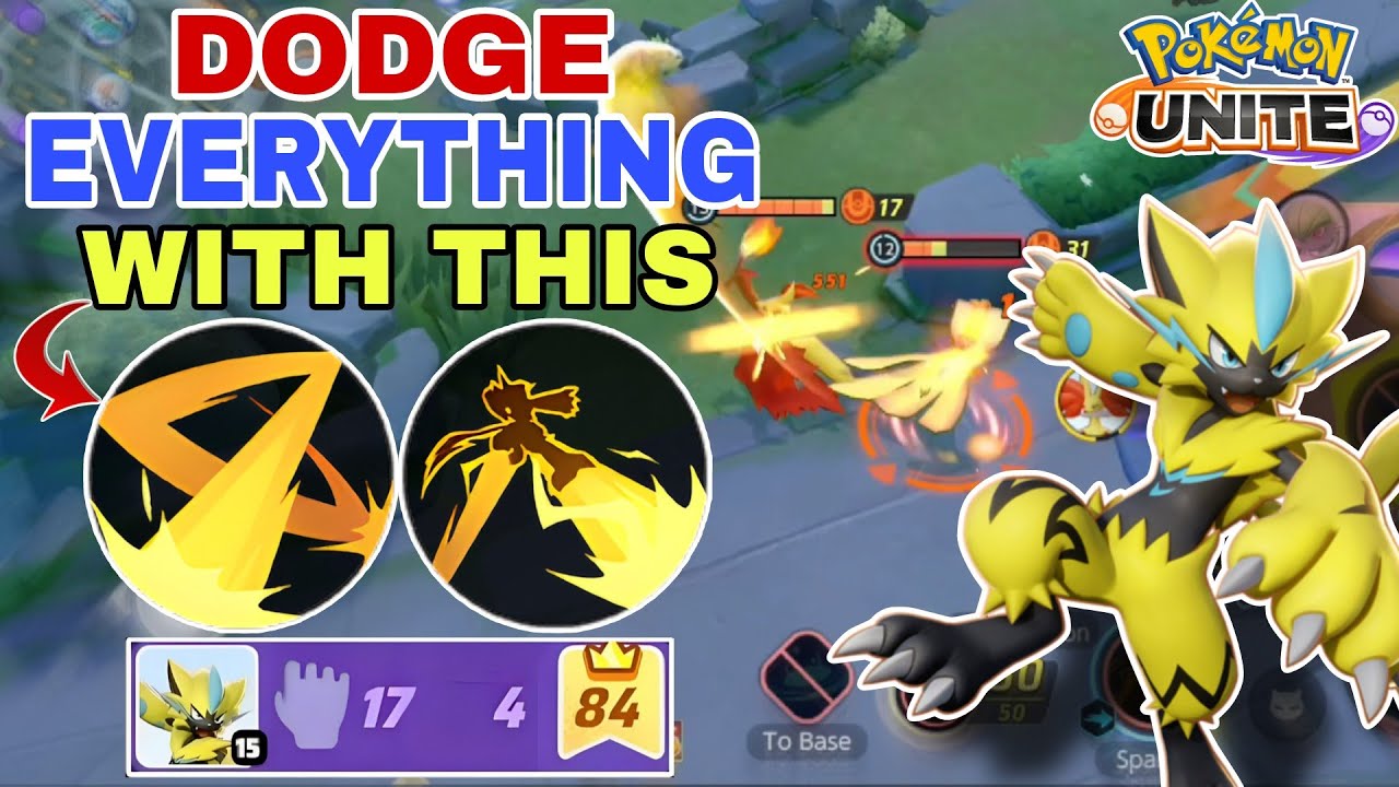 ZERAORA can Dodge Every Incoming Attacks with WILD CHARGE | Pokemon ...