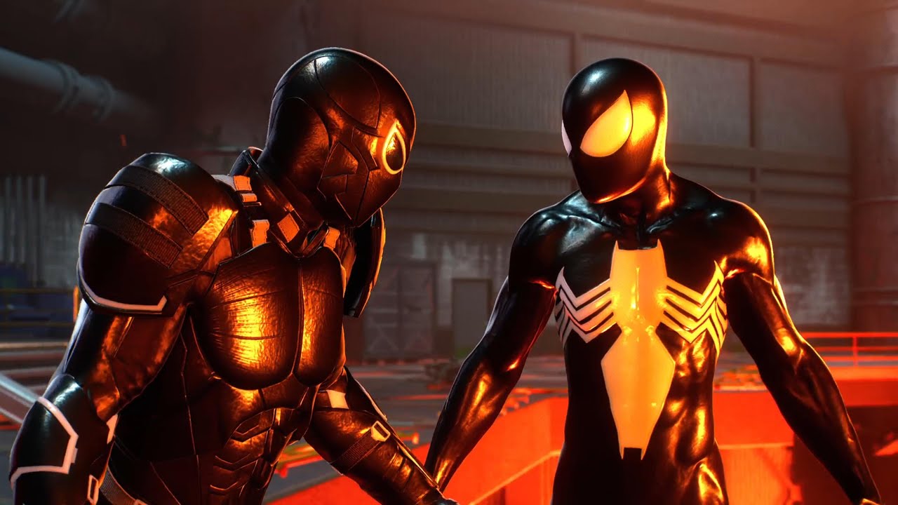 Spider-Man And Agent Venom Team Up With The Classic Symbiote Suit ...